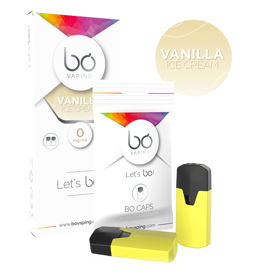BO Caps Vanilla ICE Cream - DLUO - Ti-Vape®